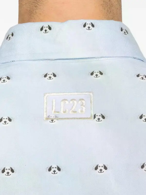 LC23 Chest-pocket Patterned Shirt