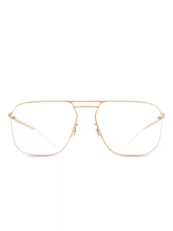 Mykita Mondo Square-frame Glasses - Gold