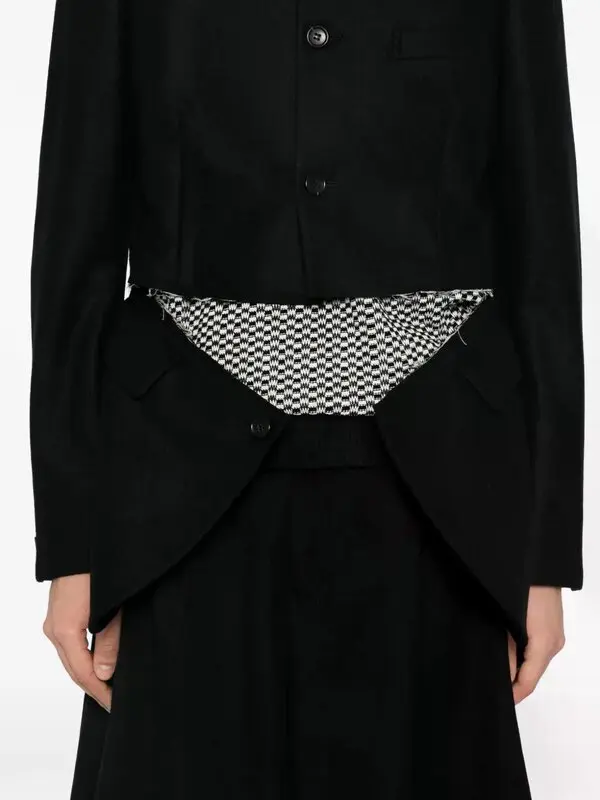 BLACK COMME DES GARÇONS Cut-out Blazer