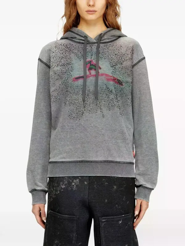 DIESEL® Graphic Hooded Sweater