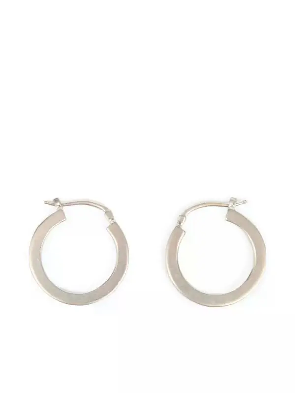 MAISON MARGIELA Numeric Logo Hoop Earrings