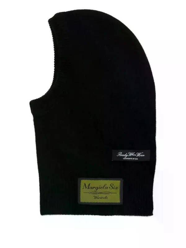 MAISON MARGIELA Logo-patch Balaclava - Black