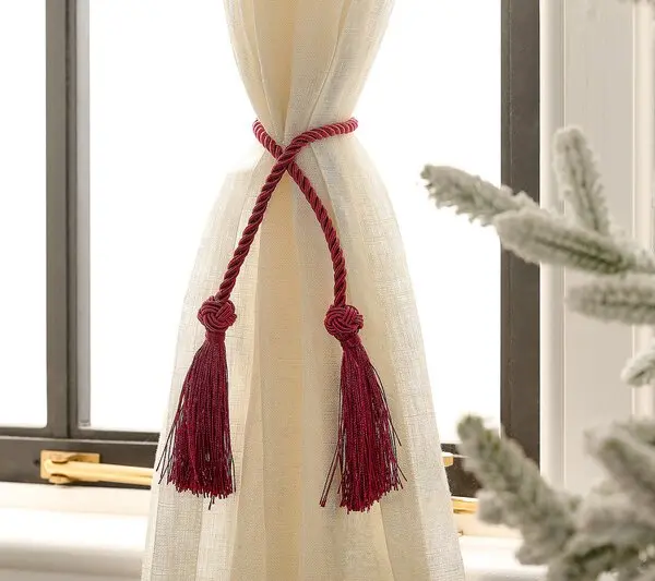 VALERIE PARR HILL As Is Set Decorative Ties With Tassel Valerie - One-color