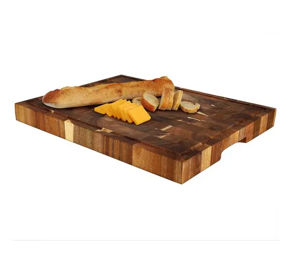 MEGACHEF 17 X 13in Acacia Wood Butcher Block Cu Tting Board - One-color