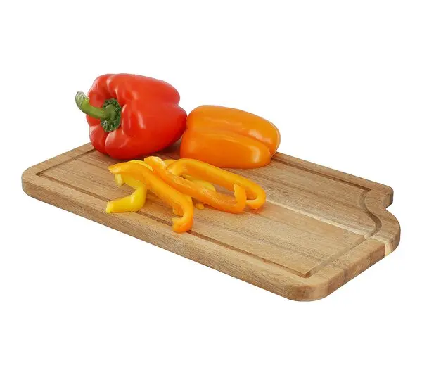 MEGACHEF 14 X 8.5in Acacia Wood Cutting Butcher Cutting Board - One-color