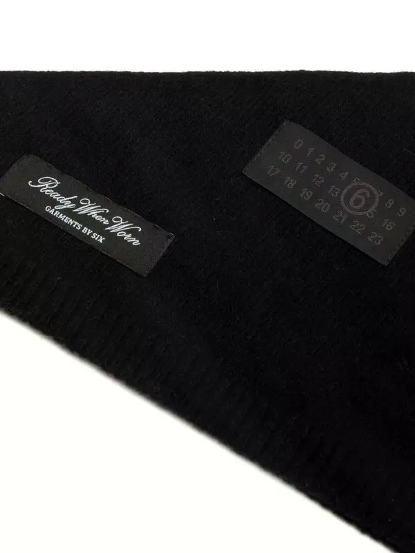 MAISON MARGIELA Logo-patch Scarf