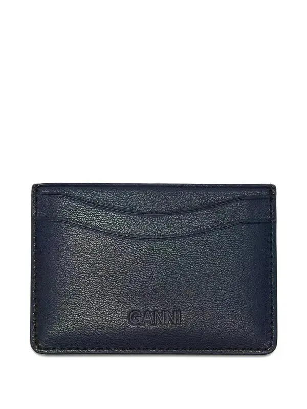 GANNI Teddy Appliqué-logo Cardholder