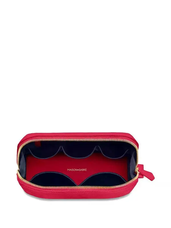 MAISON DE SABRE Leather Tech Pouch - Pink