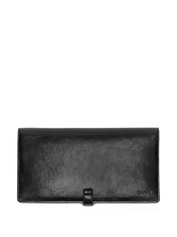 GANNI Logo-buckle Wallet