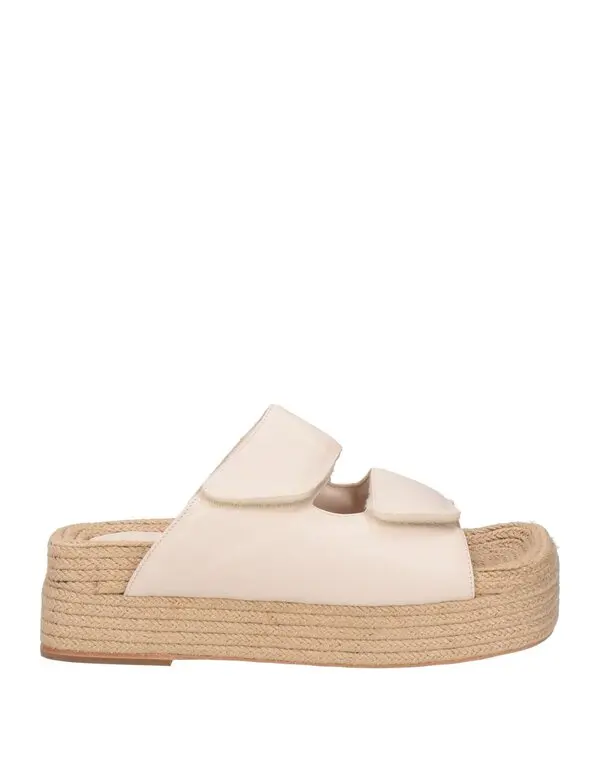 PALOMA BARCELO Espadrille Flatform Sandals - Pink