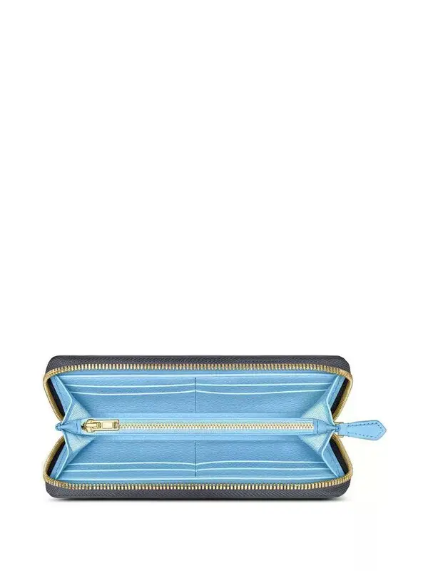 MAISON DE SABRE Zip-fastening Leather Long Wallet - Grey
