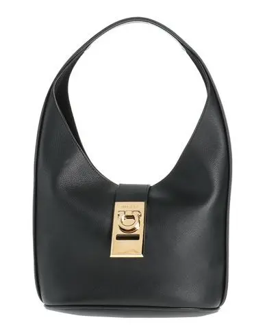FERRAGAMO Leather Hobo Bag With Detachable Pouch