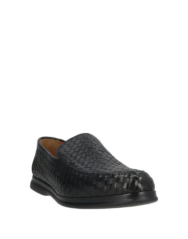 DOUCAL'S Leather Loafers - Navy