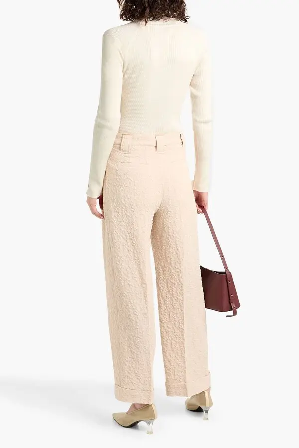 Derek Lam 10 Crosby Kassandra Mockneck Sweater - Ivory