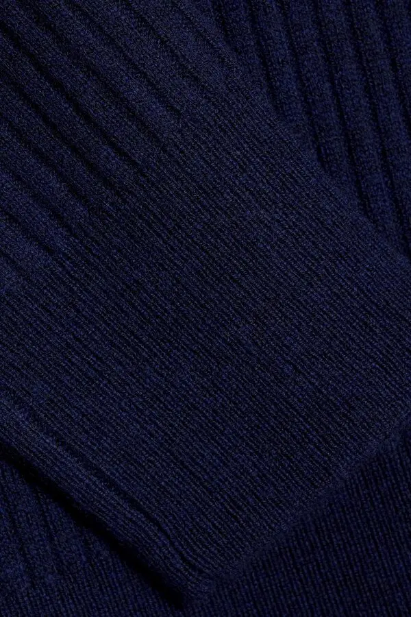 Derek Lam 10 Crosby Diana Ribbed Wool Turtleneck Midi Dress
