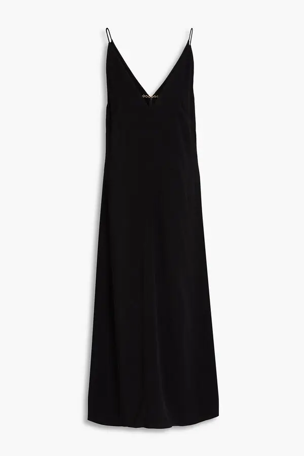 Zimmermann Chain-embellished Twill Midi Dress