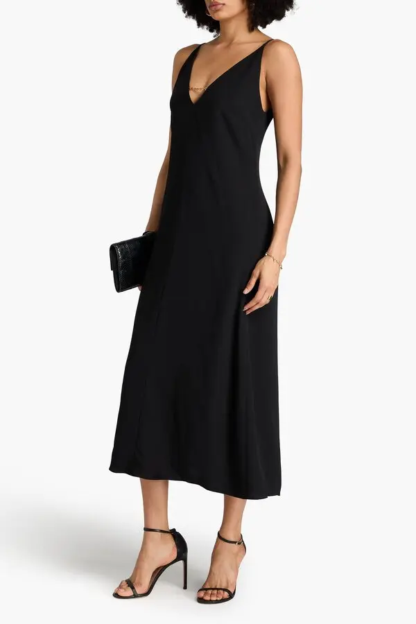 Zimmermann Chain-embellished Twill Midi Dress