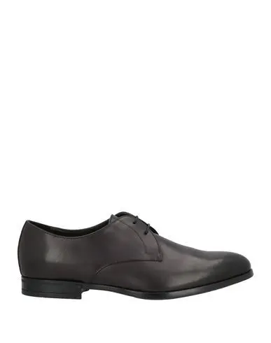 DOUCAL'S Oslo Leather Derby Shoes - Black