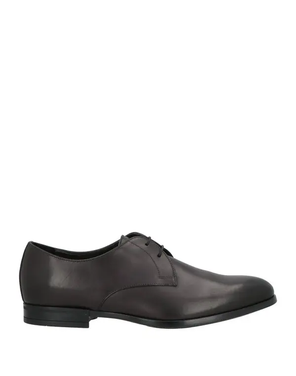 DOUCAL'S Oslo Leather Derby Shoes - Black