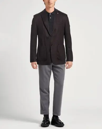 LIU •JO MAN Single-breasted Houndstooth Blazer