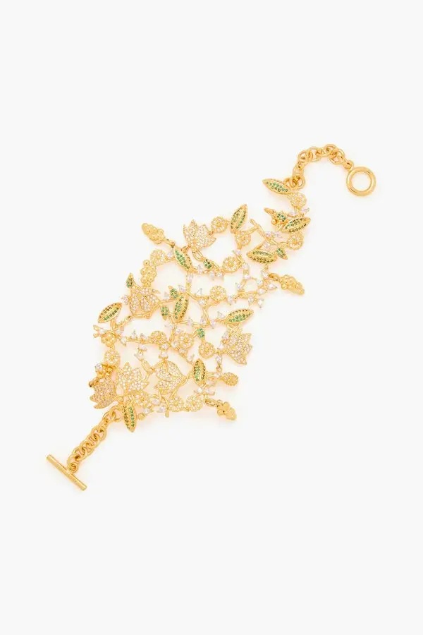 Zimmermann Crystal Embellished Bracelet - Gold