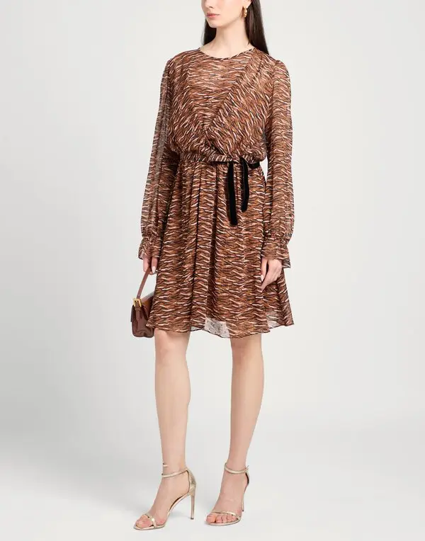 I BLUES Tiger-print Mini Dress