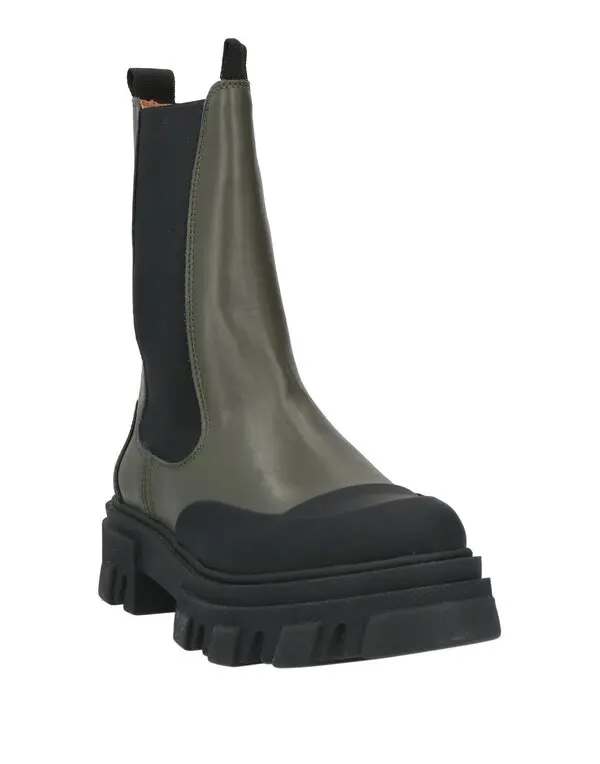 GANNI Leather Chelsea Boots