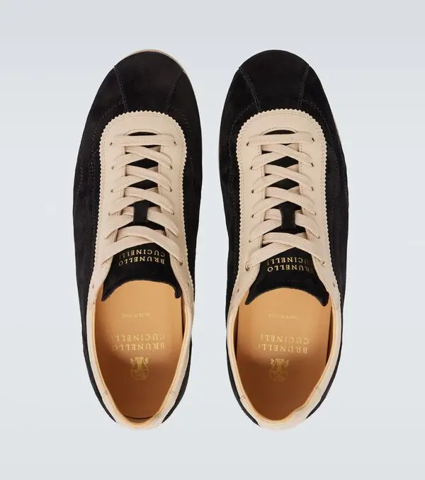 Brunello Cucinelli Suede Sneakers - Black