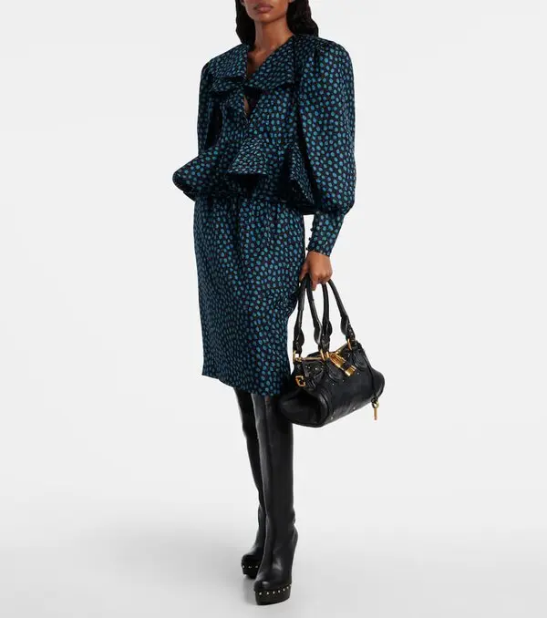 Chloé Paddington Leather Shoulder Bag - Black