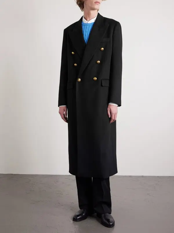 Valentino Garavani Double-breasted Virgin Wool Coat