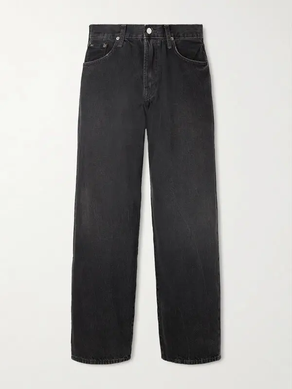 Polo Ralph Lauren Rivington Wide-leg Jeans - Black