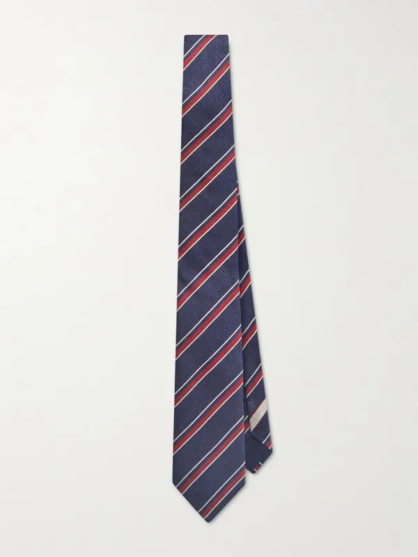 Valentino Garavani 7cm Printed Silk-twill Neck Tie - Blue