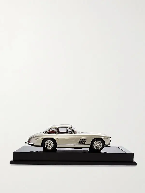 Ralph Lauren Amalgam Collection Mercedes Benz 300 Sl Gullwing 1:18 Model Car - Silver