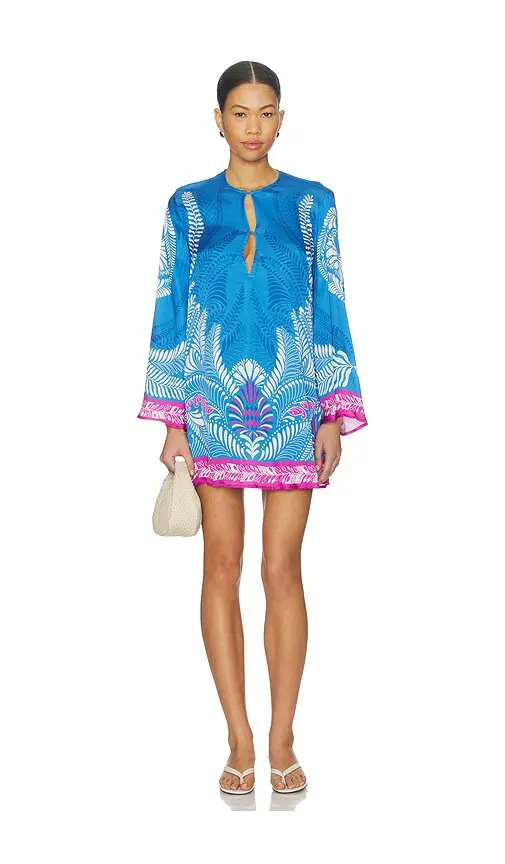 Poupette St Barth Gia Mini Dress - Blue Oolong