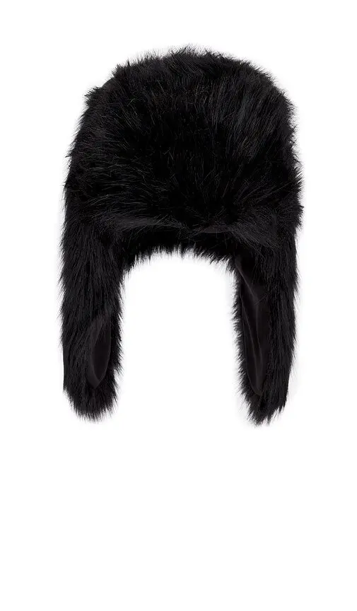 UNREAL FUR Wright Trapper Hat - Black