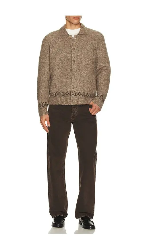 PERCIVAL Collared Knit Cardigan