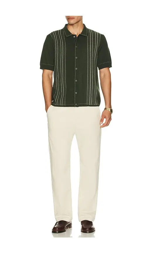 PERCIVAL Accolades Knitted Shirt In Green