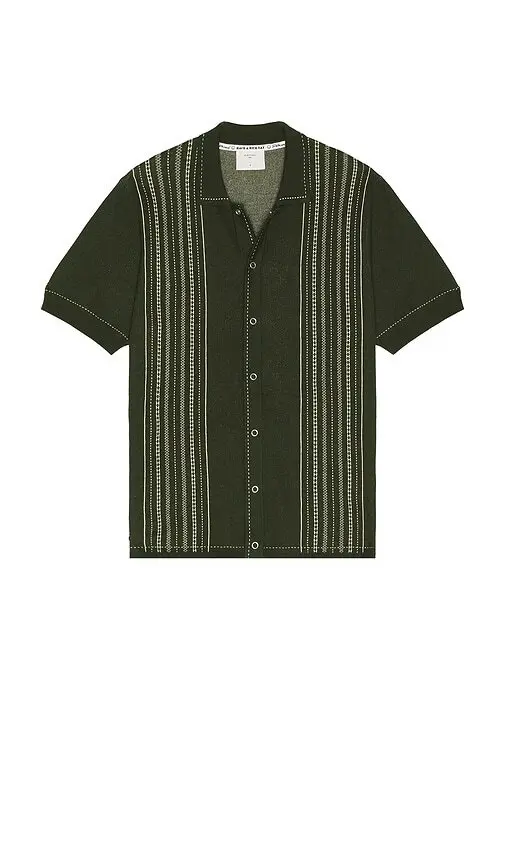 PERCIVAL Accolades Knitted Shirt In Green