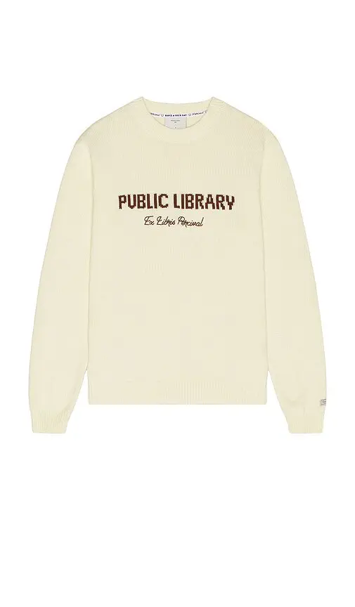 PERCIVAL Public Library Knitted Crew Jumper