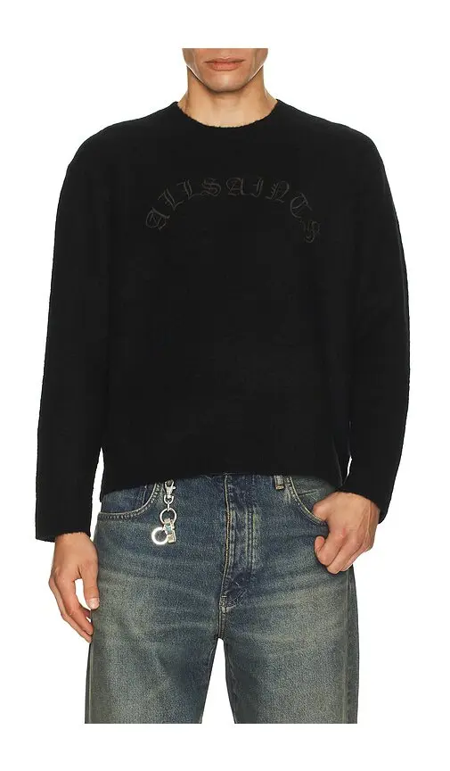 ALLSAINTS Curv Crew Neck Sweater