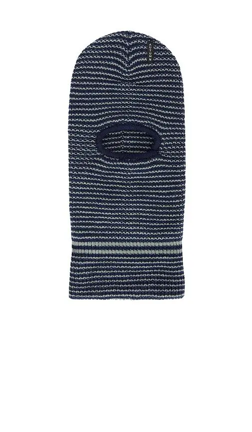 AUTUMN Striped Balaclava - Navy