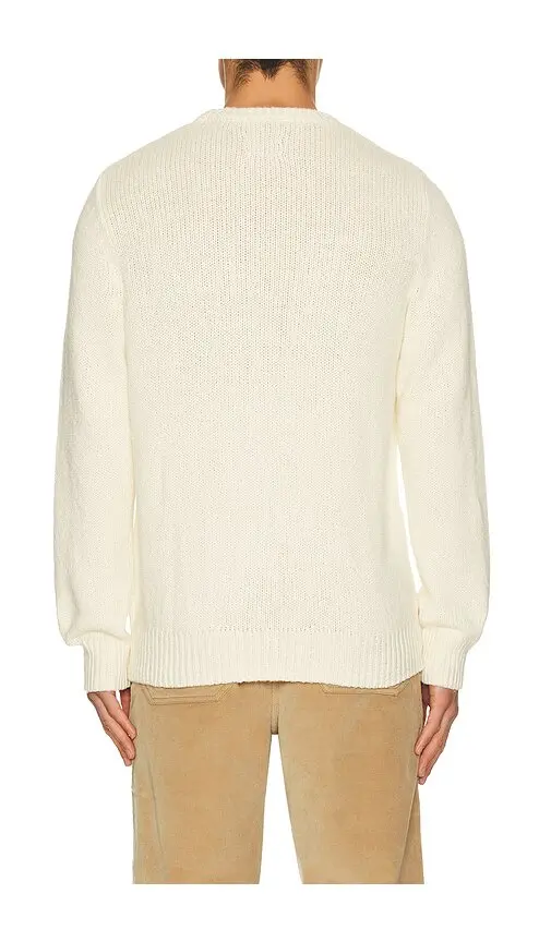 Faherty Brand Heirloom Crew Neck Sweater - Bone
