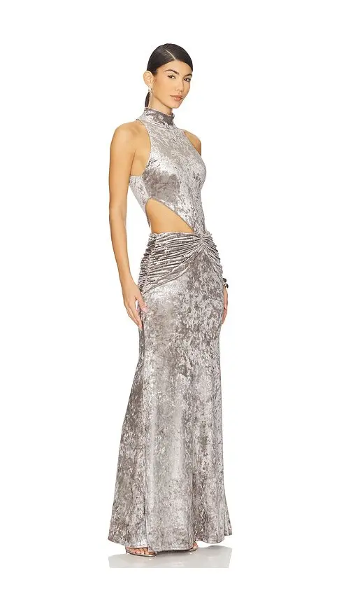 Delfi Zarina Dress - Silver