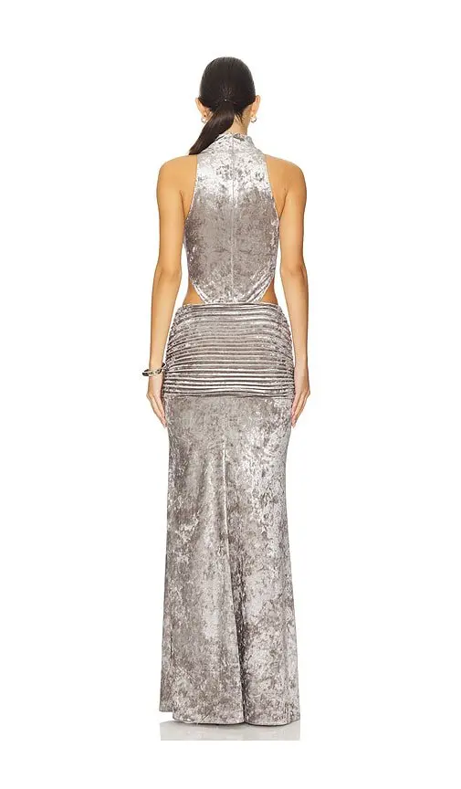 Delfi Zarina Dress - Silver