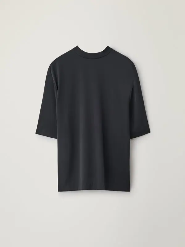 LISA YANG Oversized Round Neck T-shirt - Midnight