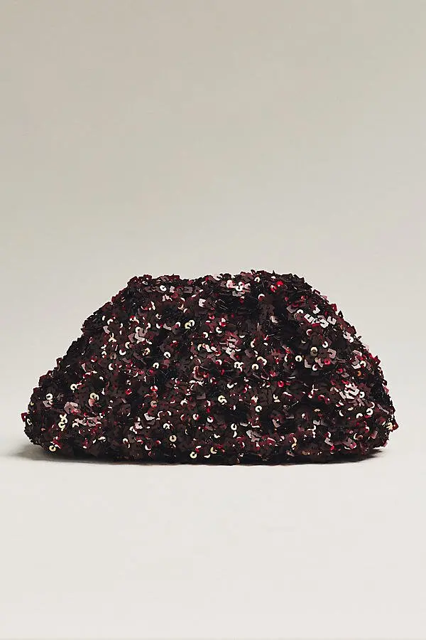 Maeve Sequin Slouchy Clutch