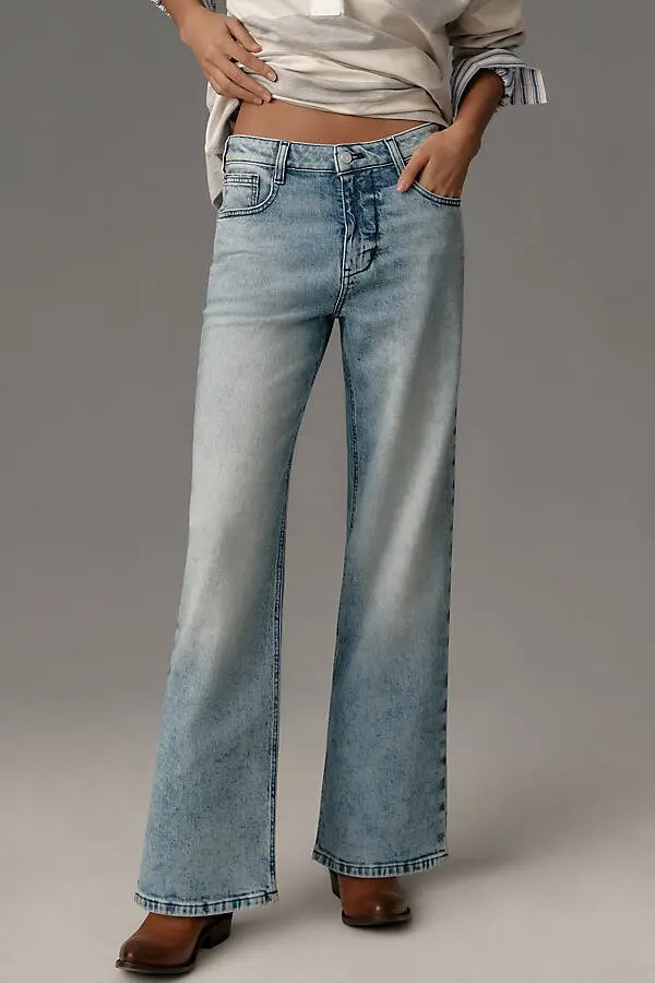 PILCRO Mid-rise Straight-leg Jeans