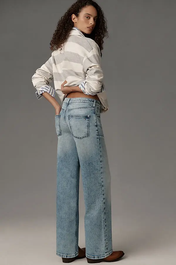 PILCRO Mid-rise Straight-leg Jeans