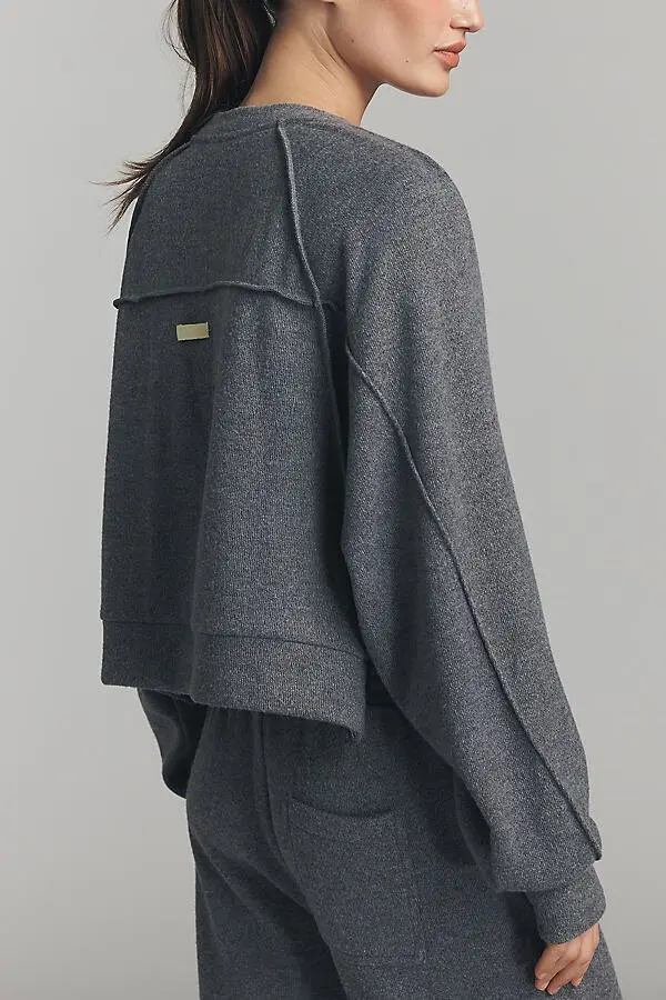 DAILY PRACTICE Bring It Back" Pullover Sweatshirt - Grey