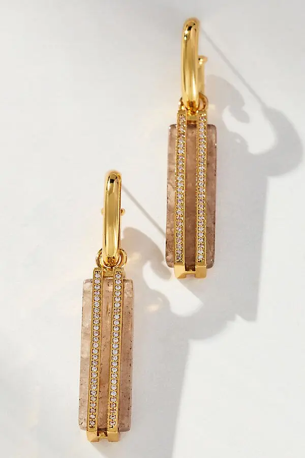 TALIS CHAINS Sahara Glitz Drop Earrings - Gold
